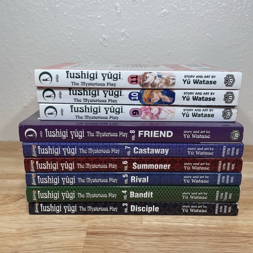 Fushigi Yugi The Mysterious Play Manga Book Lot of 9 Books Vol 3-11 ...