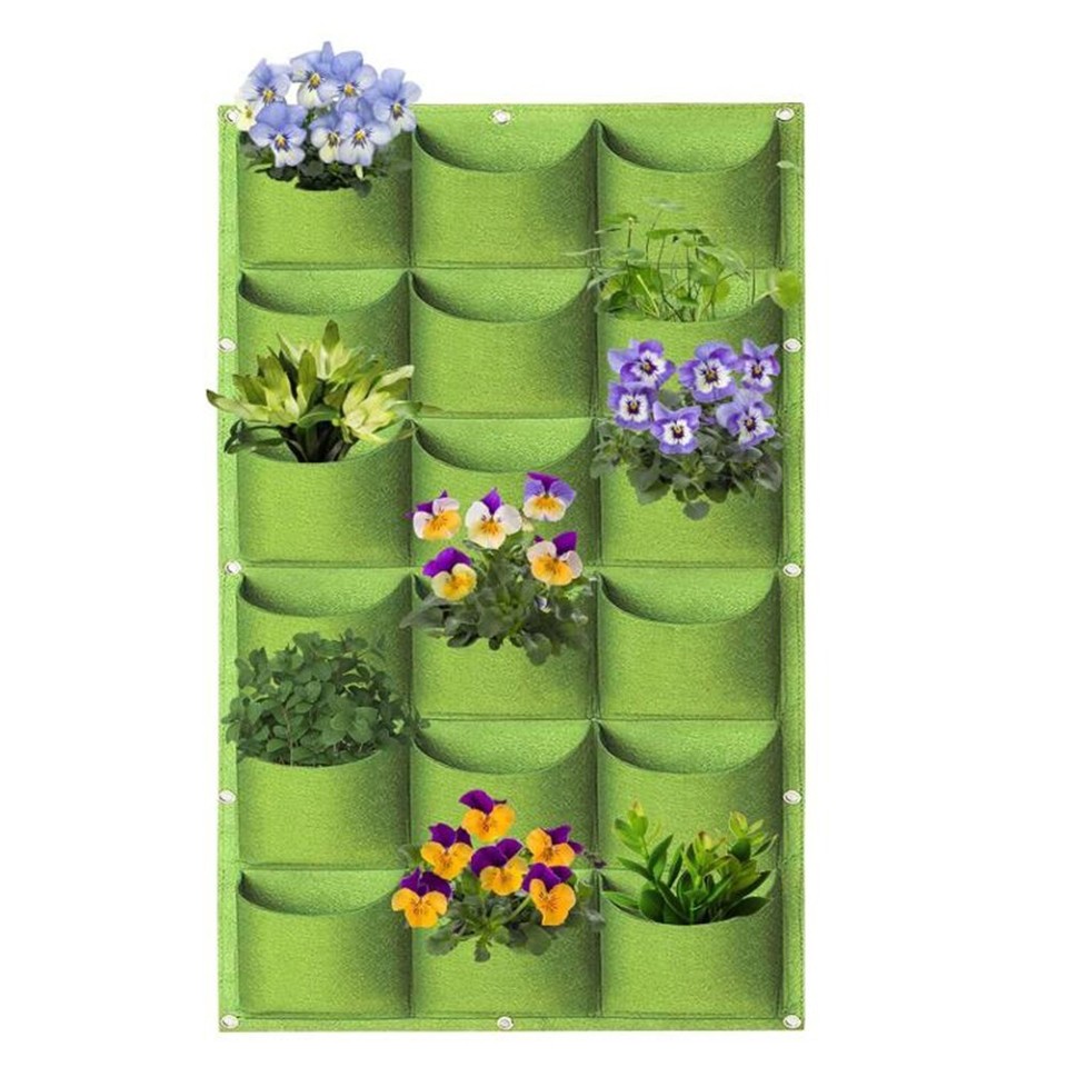Vertical Planting Solution Felt Grow Bags for Enhanced Space ...