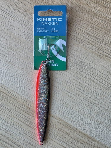 Kinetic Nakken Küstenblinker Meerforellenblinker 21g Swarty Flash (3 v ...