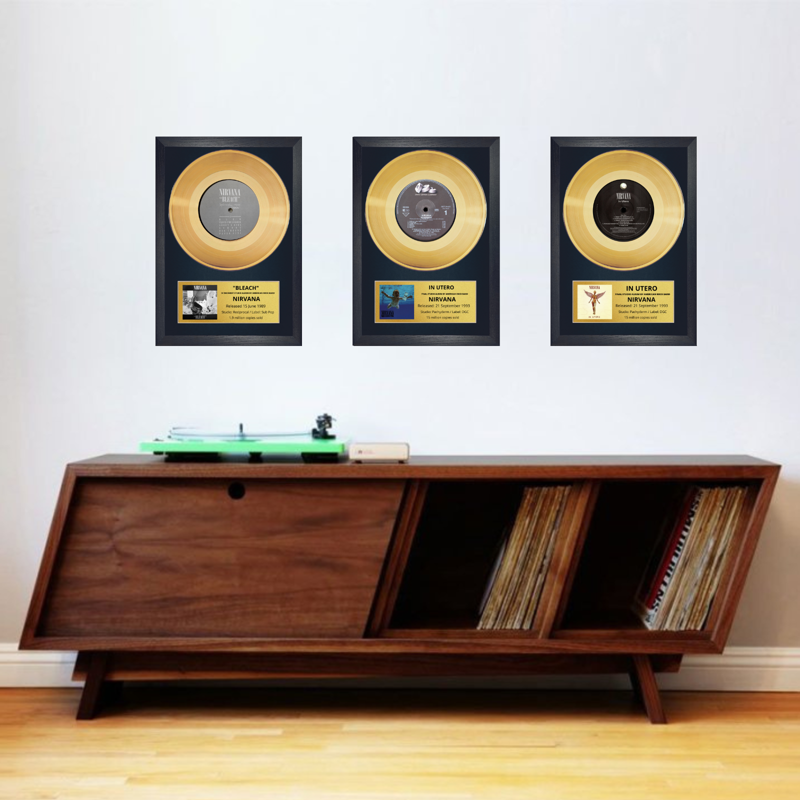 All Studio Album / NIRVANA / Kurt Cobain / Bleach Nevermind In Utero ...