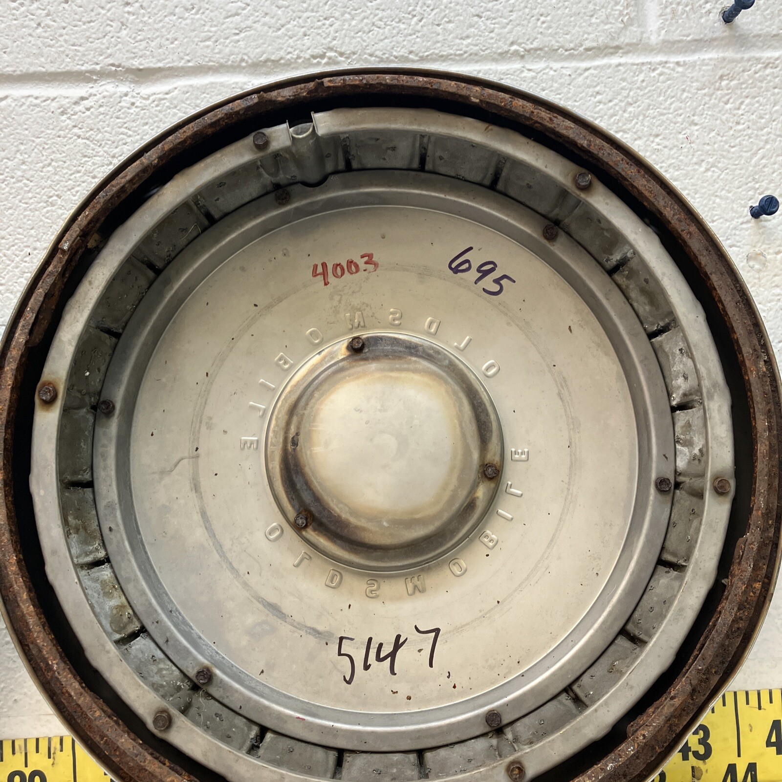 Used OEM GM Set of 4 14” Hubcap Wheel Covers 00395450 1967 Oldsmobile ...