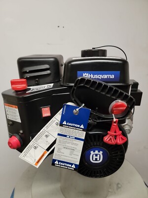 Husqvarna 6.5HP 208cc Horizontal Snow Engine 3/4"D Shaft 2-7/16L 110V ...