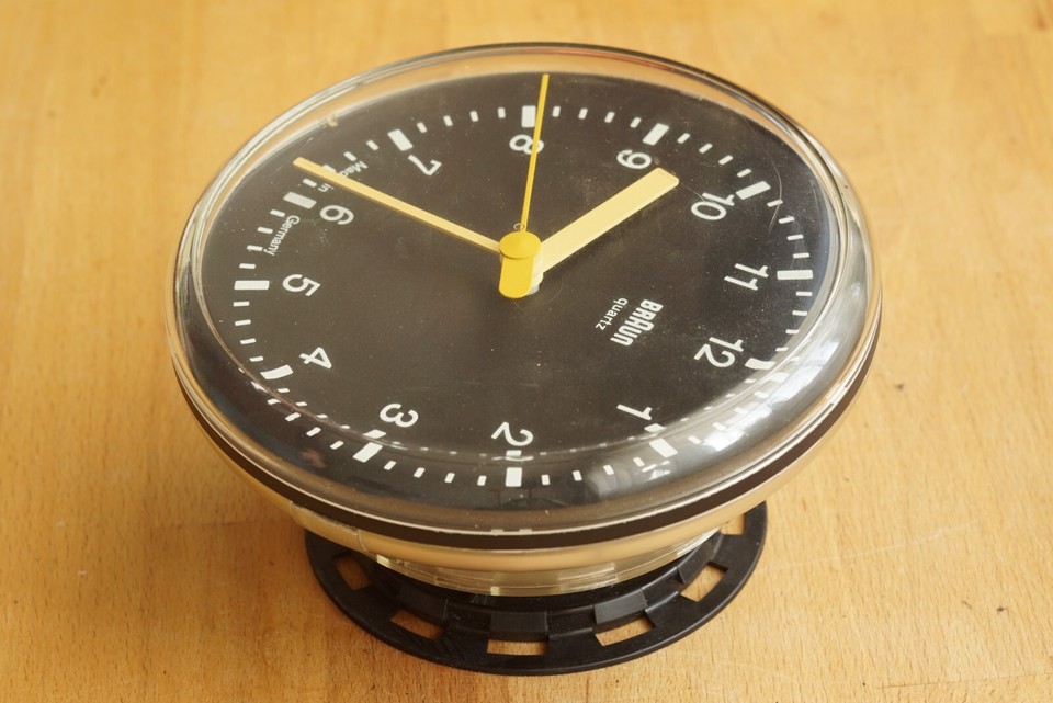 Vintage Braun AG Wall clock 4 833 Domo Quartz | eBay
