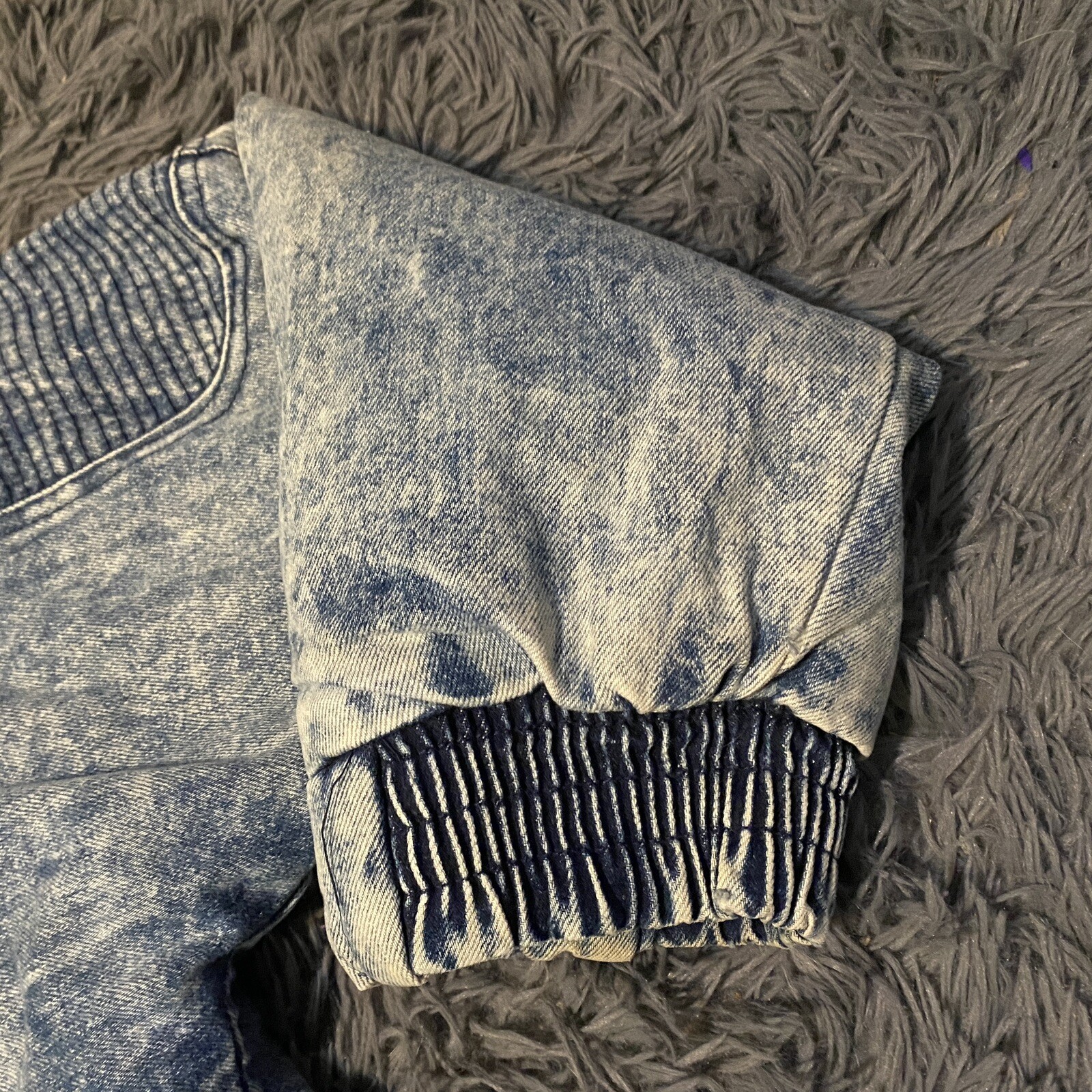 Vintage In Crowd Celebration Denim Jacket Acid Wash 8… - Gem