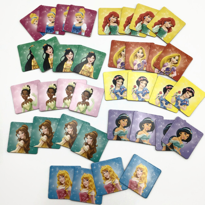 68 Disney Princess Matching Game Replacement Picture Tiles Memory Cards ...