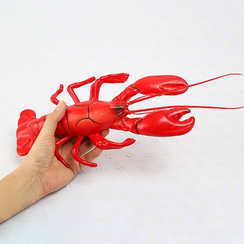 Fun Artificial Lobster Model Fake Lobster Crabs for Party Display Kid ...