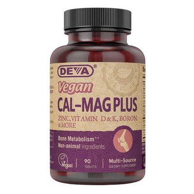 Vegan, Cal-Mag Plus 90 Tab By Deva Vegan Vitamins | eBay
