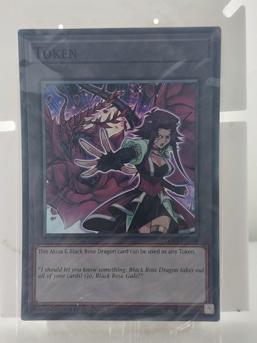 Akiza & Black Rose Dragon TOKEN - (TKN5-EN008) SEALED NEW - NM Euro ...