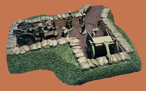 1/72 Scale Artillery Position with Optional Sandbags | eBay