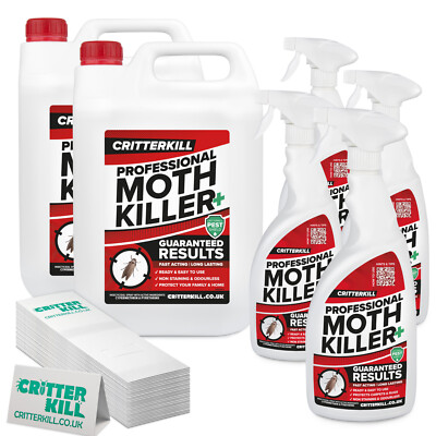Carpet Moth Killer Treatment KIT - Professional Strength FAST-ACTING ...