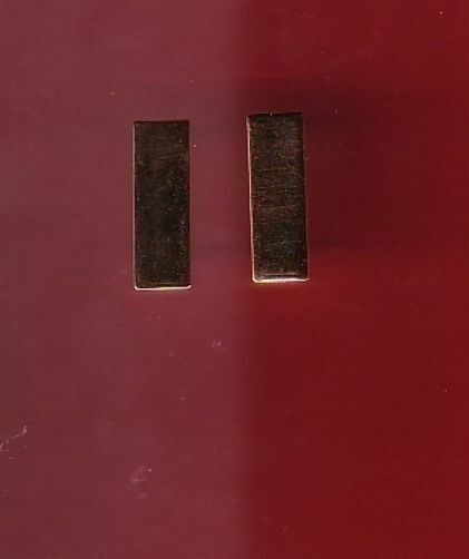 Navy Marine gold bars Lieutenant Bars Rank Insignia 1/2 half size USA ...