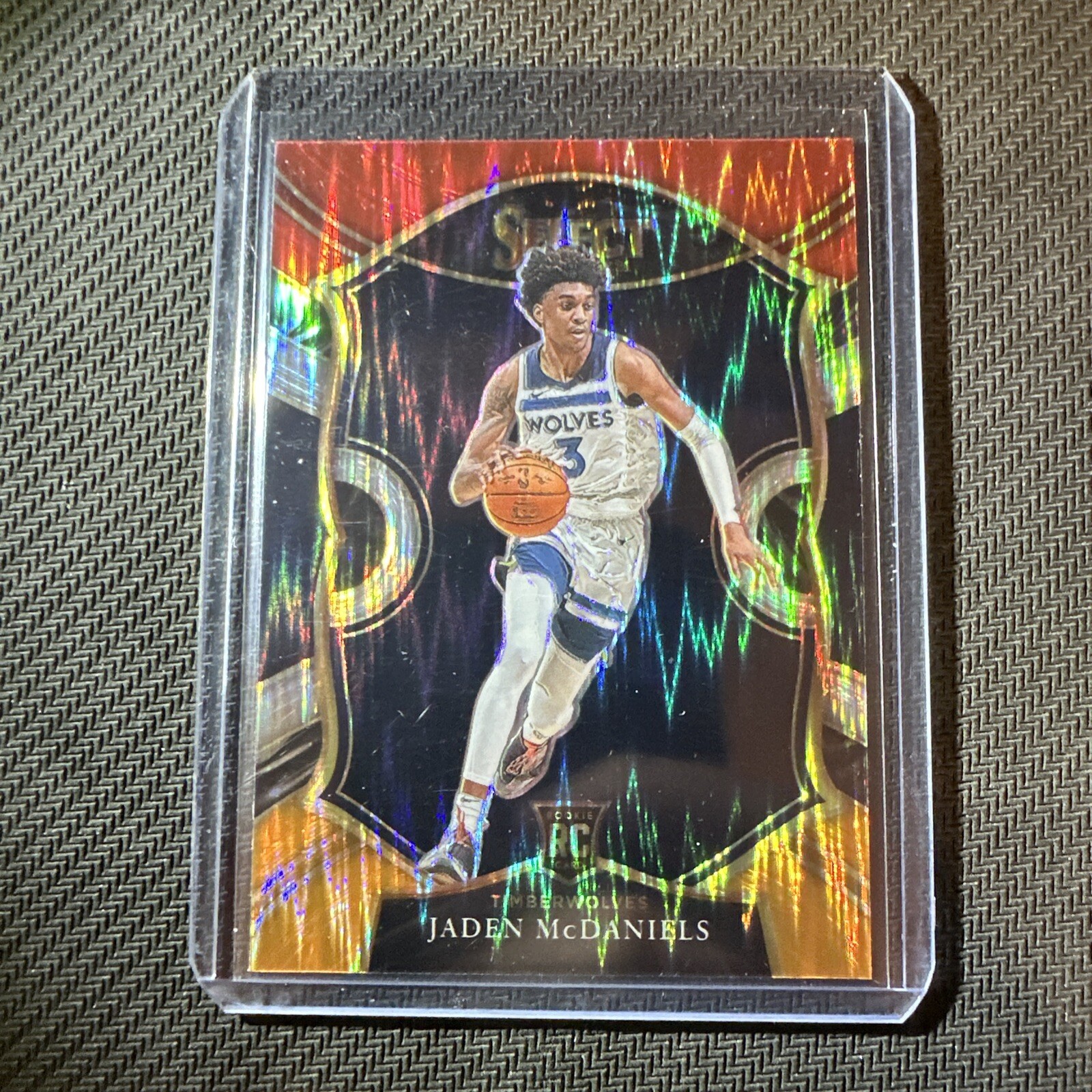 jaden mcdaniels Select Red Yellow Shock Rookie | eBay