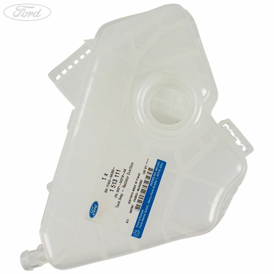Genuine Ford Fiesta Mk7 1.0 Mk8 1.25 Radiator Overflow Expansion Tank ...