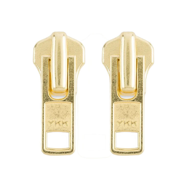 YKK® ORIGINAL SLIDERS #8 Automatic lock Metal Jacket Zipper Pulls - 2 ...