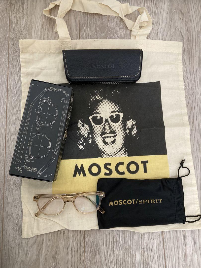 MOSCOT SPIRIT JESSE 48 19-142 Clear Cinnamon Wellingt… - Gem