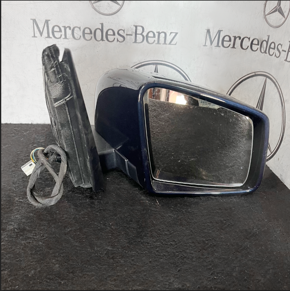 MERCEDES W166 RIGHT DOOR REAR VIEW MIRROR W/O BLIND SPOT 7+4pins OEM ...