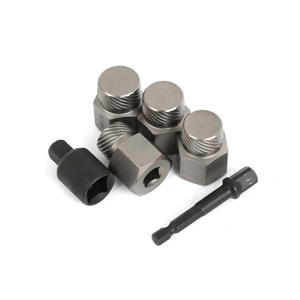 SAE Size Multi-Spline Screw Extractor Hex Head Bit Socket Wrench Bolt ...