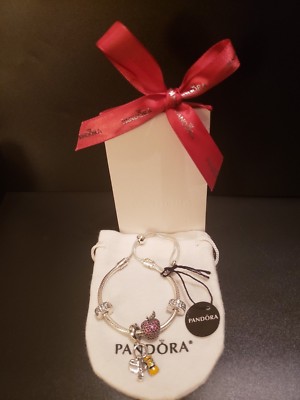 Authentic Pandora Sterling Silver Sliding adjustable bracelet SET ...