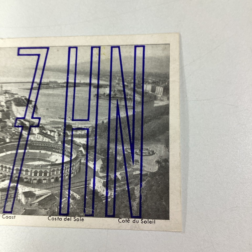 Spain QSL Radio Card 1956 Malaga Alvarez Eduardo Rodriguez Torre Sunny ...