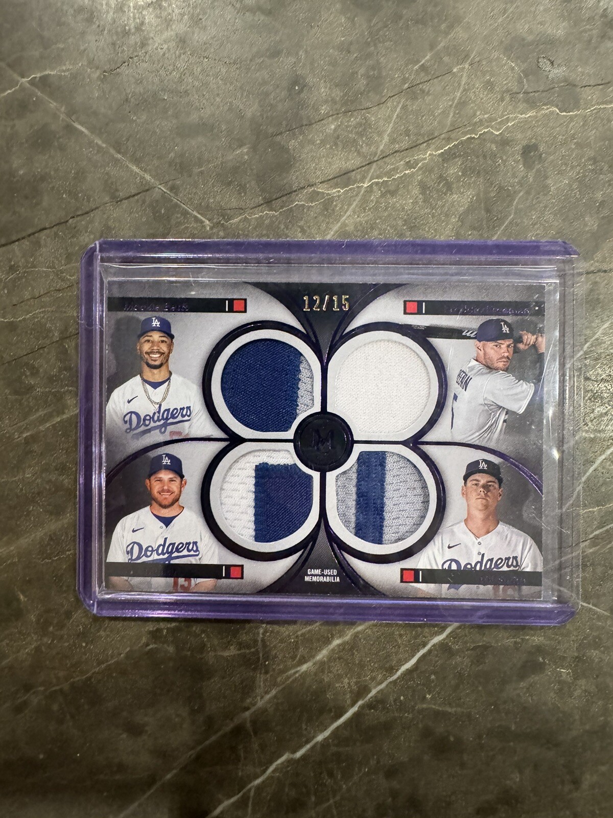 2024 Topps Museum Primary Pieces Quad Relic Dodgers BETTS FREEMAN #’d ...