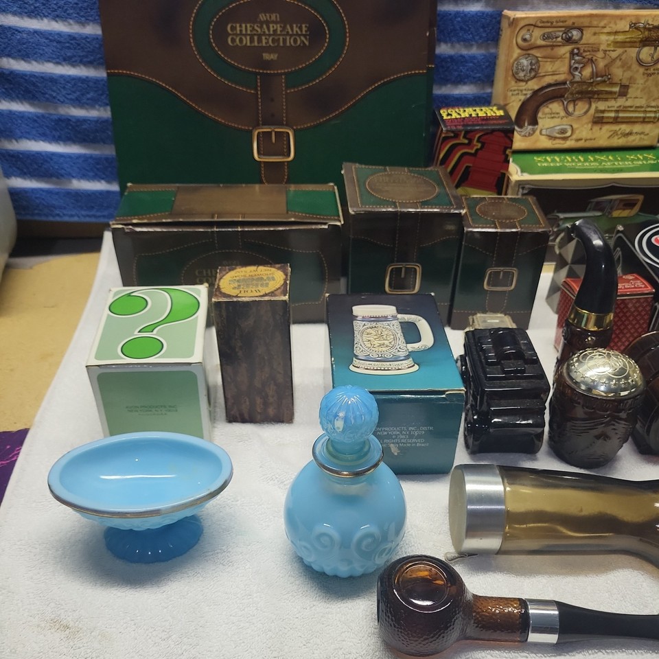 Vintage Avon Lot 22 Items some new in boxes | eBay