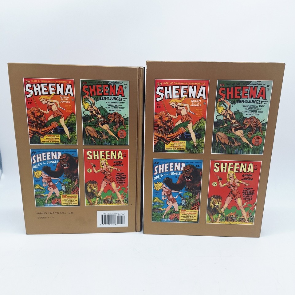 Sheena Vol. 1 Hardcover Book w/ Slipcover Issues 1 2 3 4 Spring 1942 ...