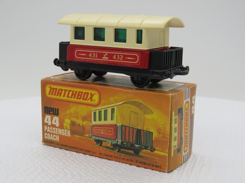 1978 Lesney Matchbox Superfast #44 Passenger Coach 431 432 w/Original ...
