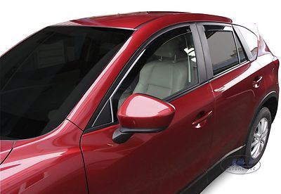 Wind Deflectors Fits Mazda CX5 Mk1 2011-2016 4-Pcs Set Tinted Heko ...