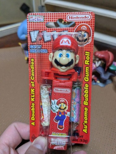 Nintendo Mario Candy Dispenser with Bubble Gum and Smarties, Used, 26 ...