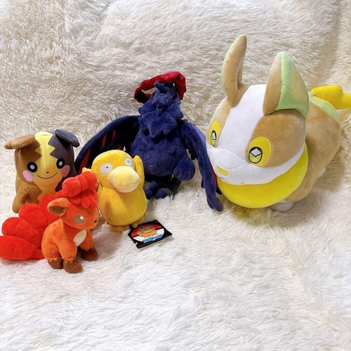 Lifesize Pokemon Yamper & GIGANTAMAX Corviknight Plush Setusedgood ...