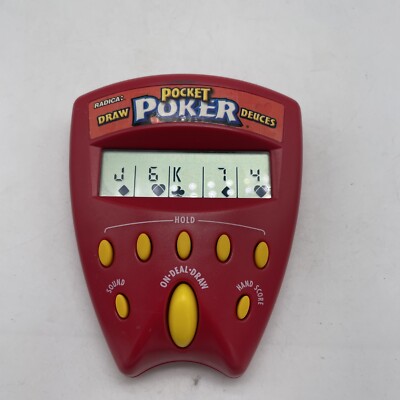 Radica Pocket Draw Poker Deuces 1999 Tested Works | eBay
