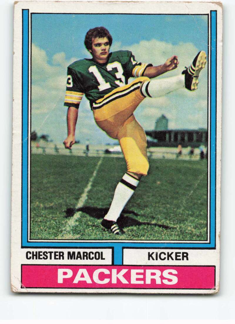 1974 Topps #450 Chester Marcol G/VG Good/Very Good Packers | eBay