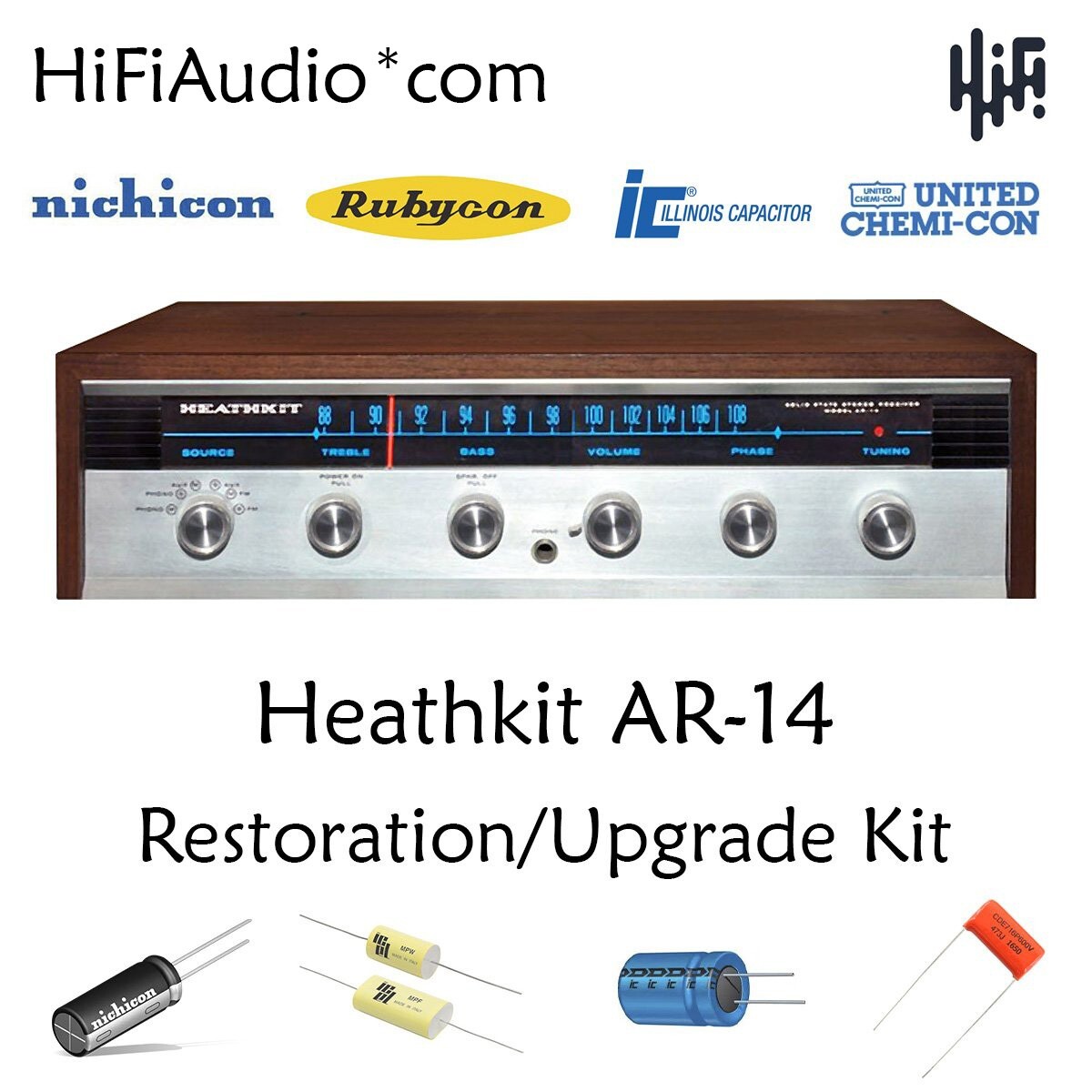 Heathkit AR14 receiver restoration kit service recap capacitor fix ...