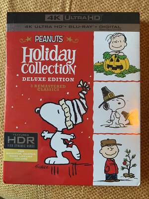 The Peanuts Holiday Collection Includes Digital Copy 4K Ultra HD Blu ...