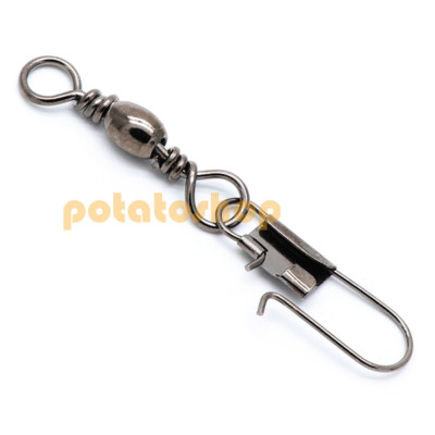 30-132Lb Fishing Interlock Snaps Copper Barrel Swivels 50pcs Saltwater ...