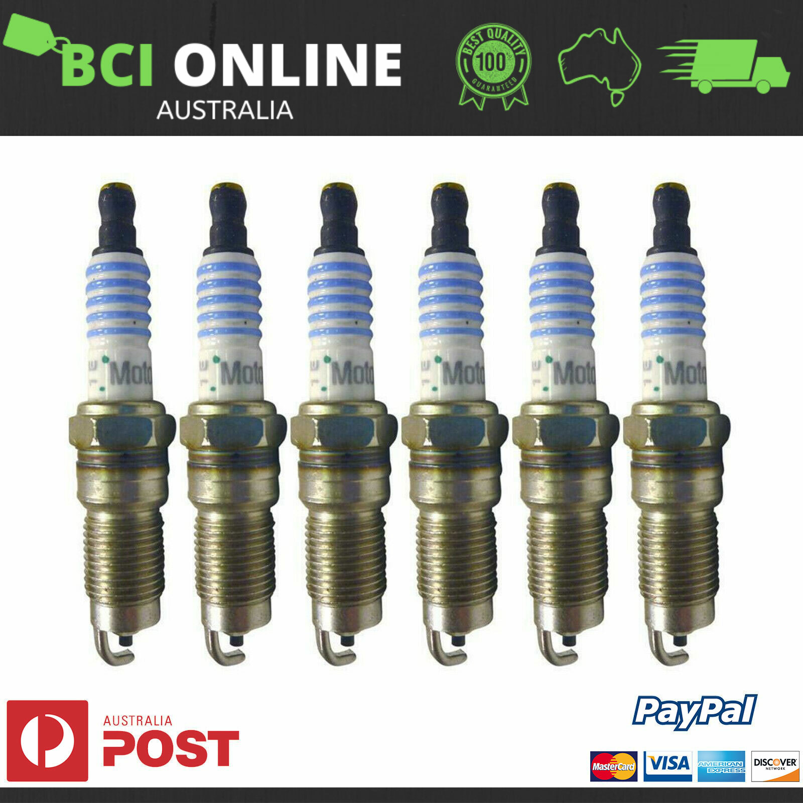 New Land Rover Spark Plug Set of 6 Discovery 3 4 V6 4.0L Unleaded ...