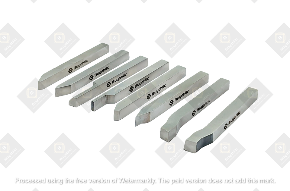 HSS M2 Grade Lathe Form Tool Set-Hard & Ground -Turning, Threading-USA ...