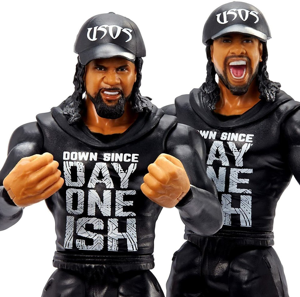 WWE Usos Jimmy Jey Uso Championship Showdown Figure Battle 2 Pack Belt ...