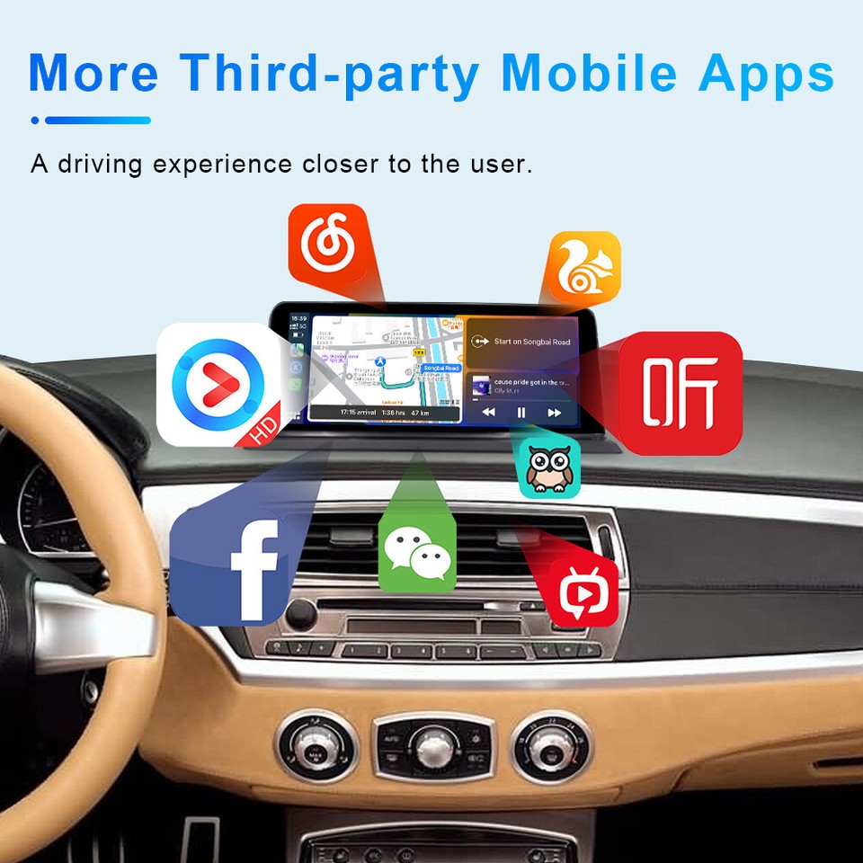 Car Linux Screen Carplay 10.25'' Radio Stereo Navi Fit For BMW Z4 E85 ...
