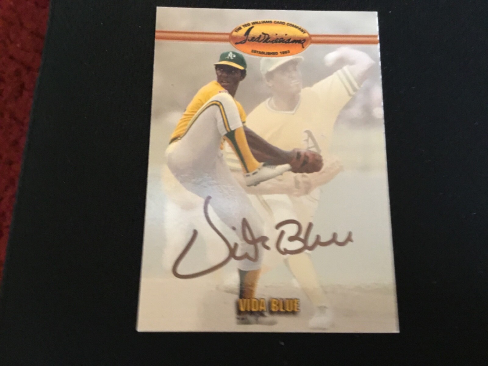 Autographed 1993 TW CO Vida Blue. #K-1 | eBay