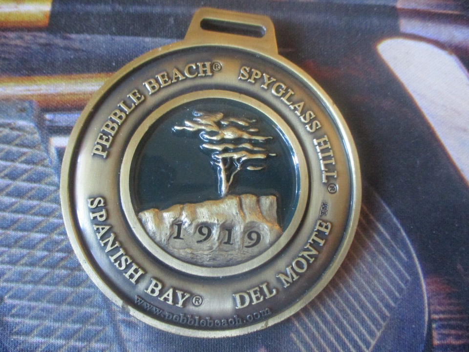 vtg PGA Bag Tag - PEBBLE BEACH GOLF LINKS - Spyglass Hill - Spanish Bay ...