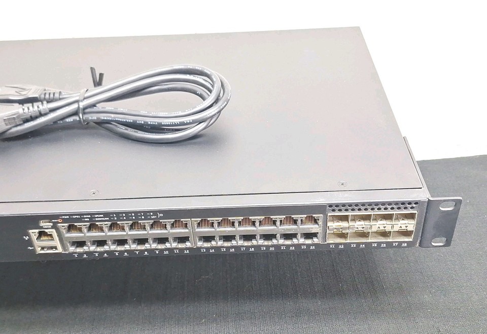 Brocade 7250 ICX7250-24P 2x10G Enterprise 24-Port Network Switch ...