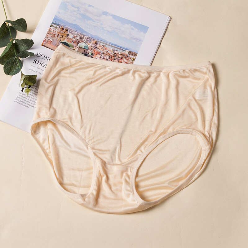 3pcs/lot Mulberry Silk Underwear Women's Briefs Plus Size Real Silk ...