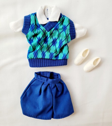 Barbie Doll "Golf Day" Blue Sport Outfit - 1990s Vintage Mattel (READ ...