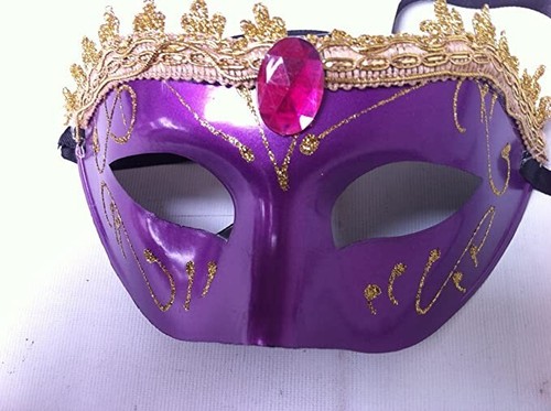 Purple Gem Masquerade Mask | eBay