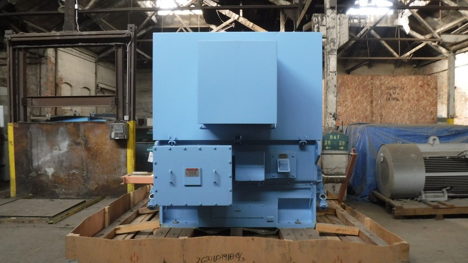 4000 HP Hyundai Electric Motor, 3600 RPM, 560 Frame, WPIISB, 4160 V ...