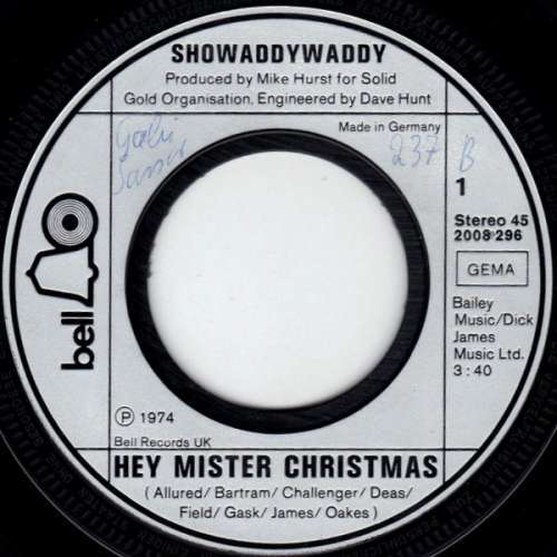 Showaddywaddy Hey Mister Christmas 7" Single Vinyl Schallplatte 75212 ...