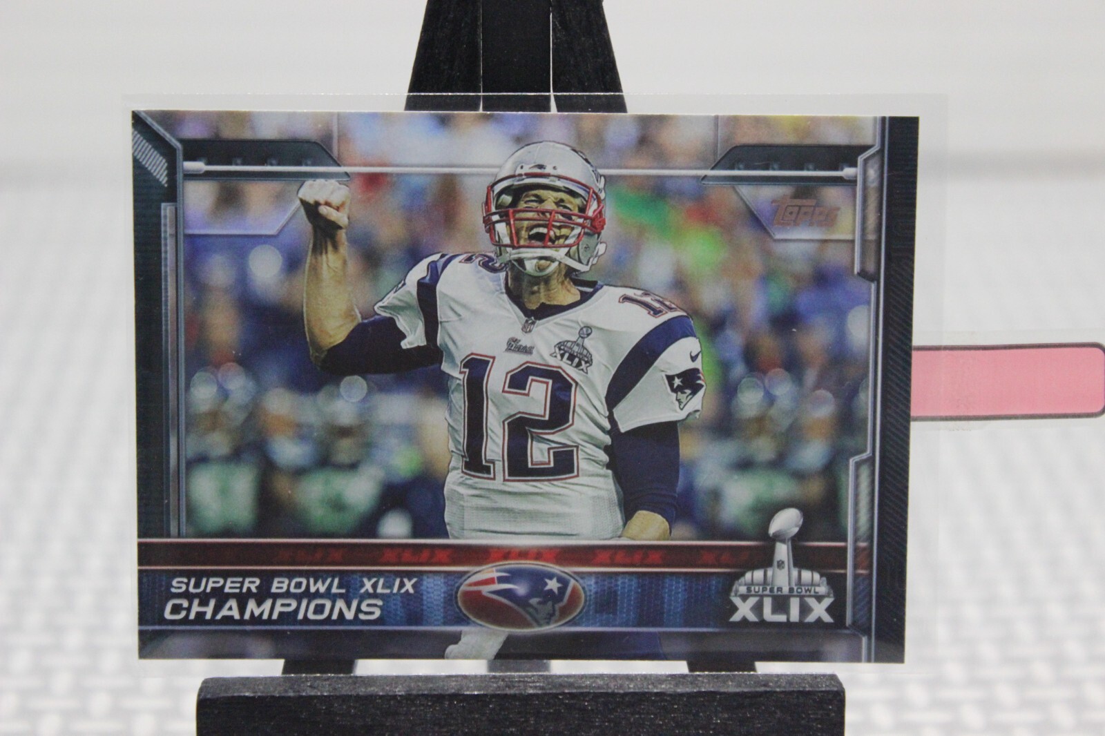 Tom Brady 2015 Topps Superbowl XLIX Champions #302 New England Patriots ...