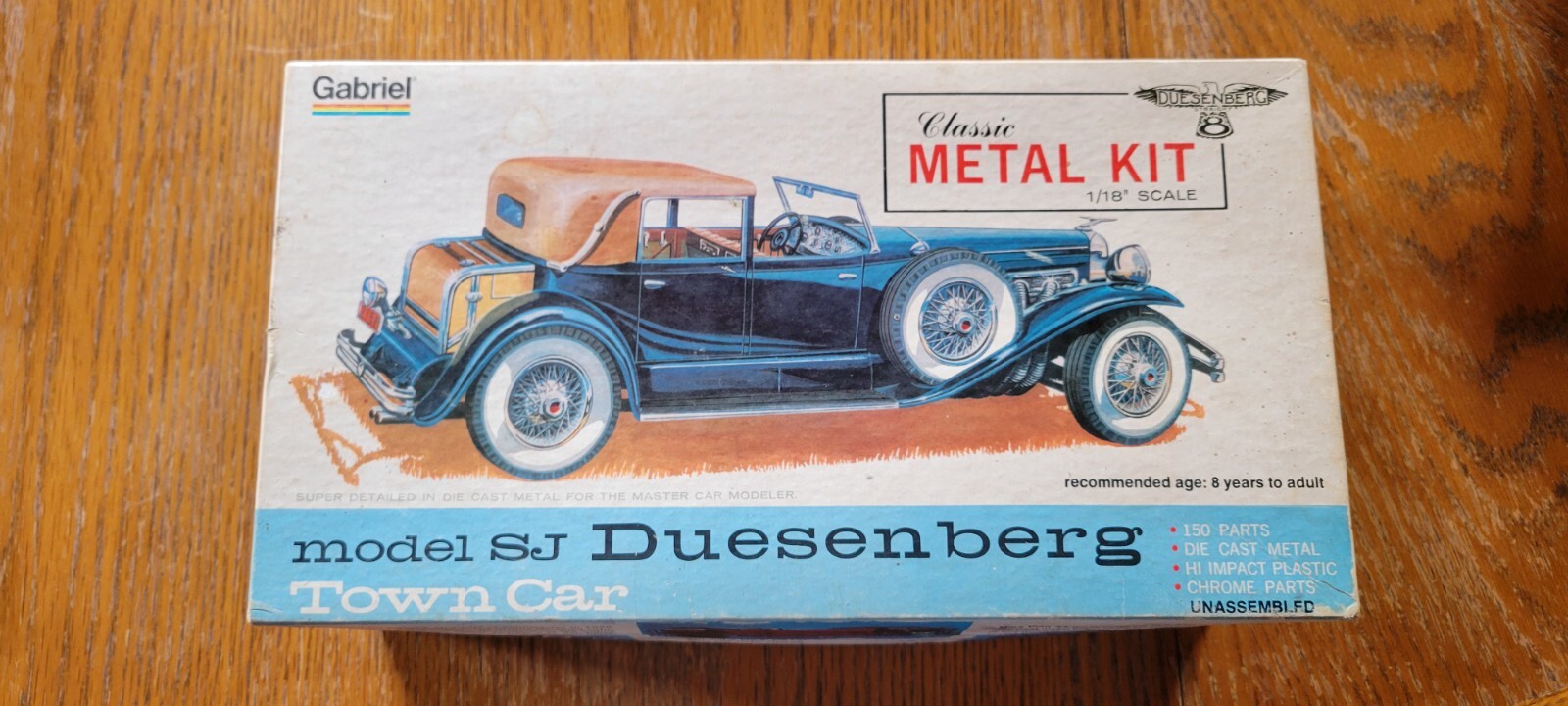 Gabriel Classic Metal Kit 1/18 Model SJ Duesenberg Great Shape | eBay