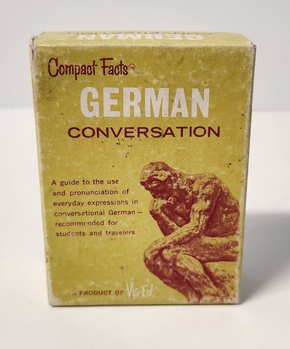 Compact Facts German Conversation Vis-Ed Study Cards 1965 - W.F ...